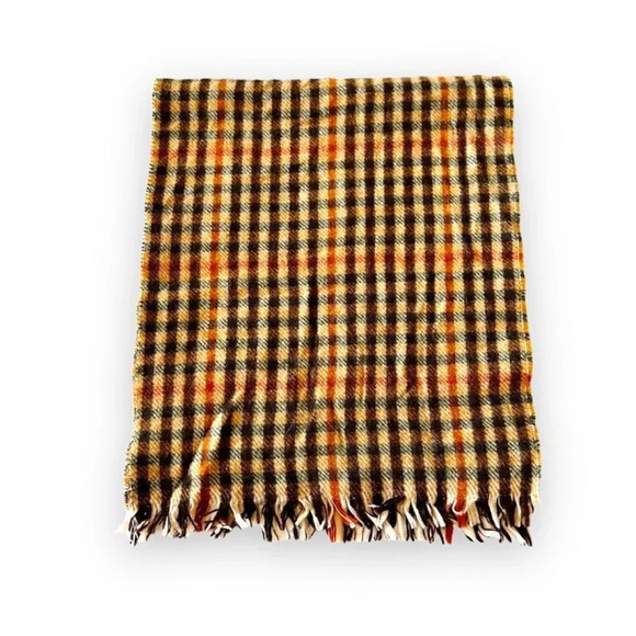 Vintage | Accessories | Vintage Wool Scarf West Germany Josephhorne Tan ...